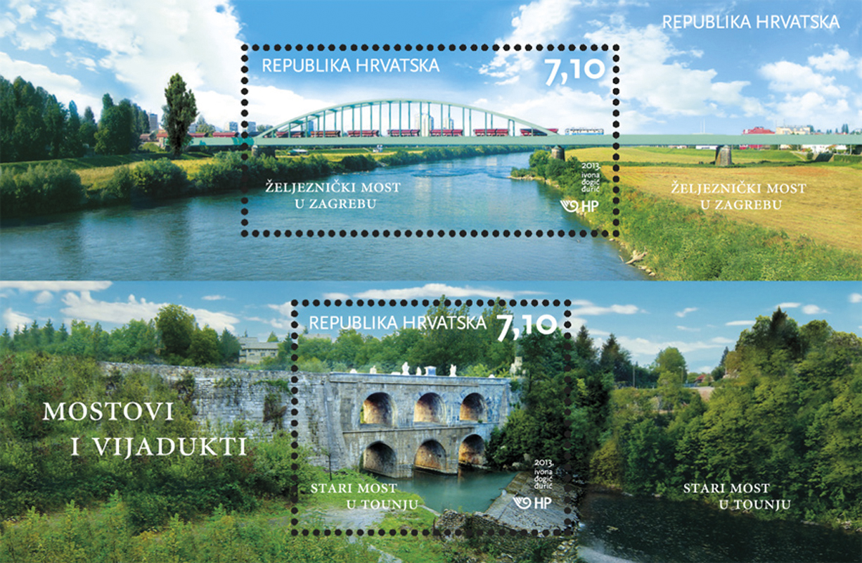 Hrvatska pošta - Webshop - MOSTOVI I VIJADUKTI 2013. (blok)